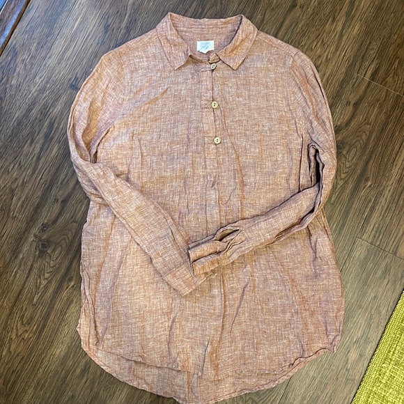 Sigrid Olsen | Tops | Linen Top | Poshmark